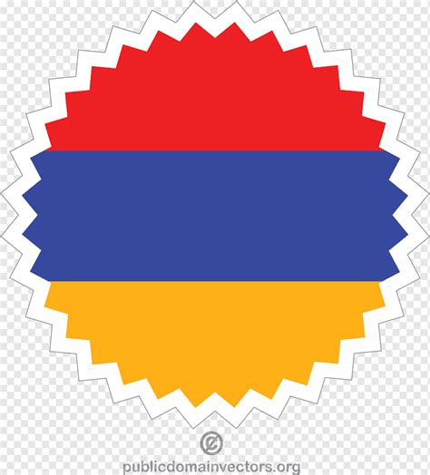 Armenian flag sticker, png | PNGWing