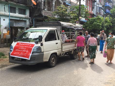 Dvb စမ်းချောင်း မြေနီကုန်းတွင် ပရဟိတလူငယ်များက ဟင်းသီးဟင်းရွက်ဝေင