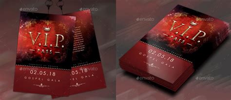 Vip Pass Templates Templatesvip