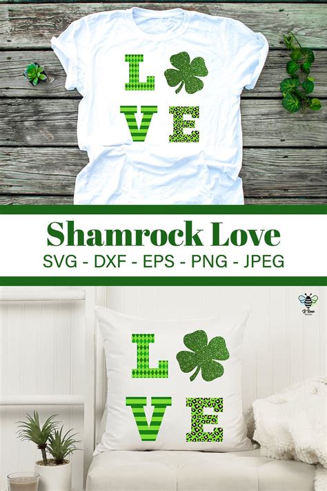 St Patrick S Day SVG Shamrock Love SVG