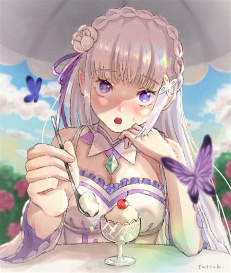Emilia Rezero Rezero Kara Hajimeru Isekai Seikatsu Image