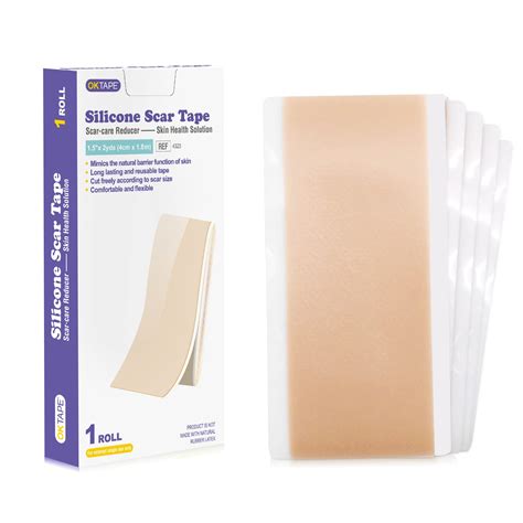 Ok Tape Silicone Scar Tape Roll Professional Scar Removal Sheets For