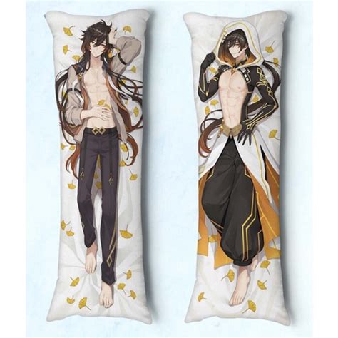 Travesseiro Dakimakura Genshin Impact Zhongli 06 Shopee Brasil