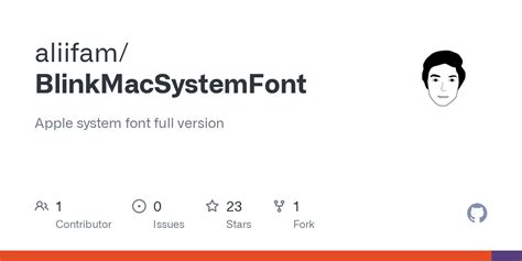 Github Aliifamblinkmacsystemfont Apple System Font Full Version
