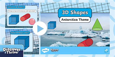 3d Shapes Antarctica Theme Powerpoint Teacher Made