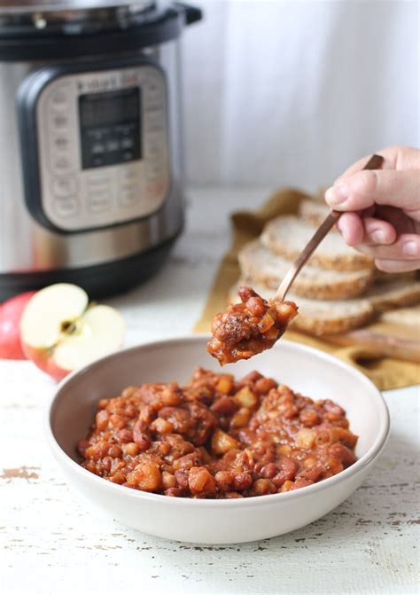 Vegan Baked Beans Recipe Instant Pot Recipe No Sugar Added Abbey