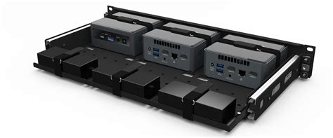 3x Intel Nuc Rack Mount Kit Tall 19 Inch 1 33u