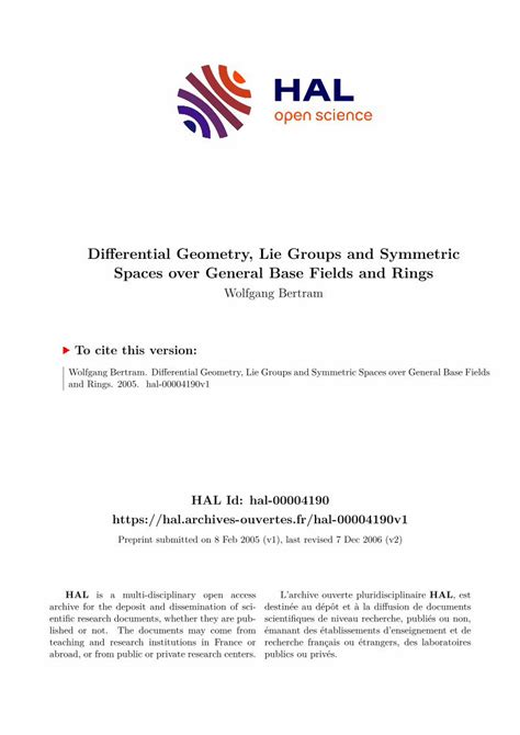 PDF Differential Geometry Lie Groups And Symmetric Spaces PDFSLIDE NET