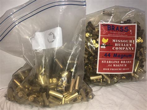 North East Ok Lot Of Starline Brass 44 Magnum Brass Cases Oklahoma