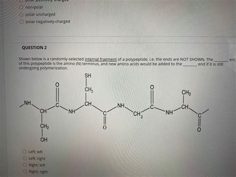Polar Uncharged Amino Acids