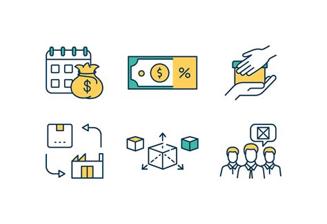 Product Management RGB Color Icons Set Vector Art At Vecteezy