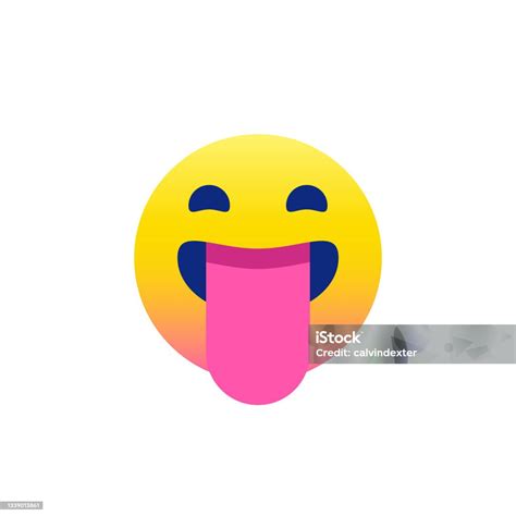 Emoticon Cute Design向量圖形及更多吐舌頭圖片 吐舌頭 表情符號 幽默 Istock