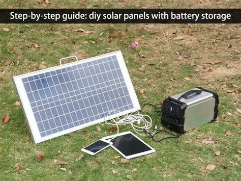 Step By Step Guide Diy Solar Panels With Battery Storage Tycorun Battery Energy Storage Systems