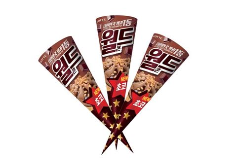 롯데제과 정통 초코맛 콘아이스크림 ‘월드콘 초코 출시 아시아경제