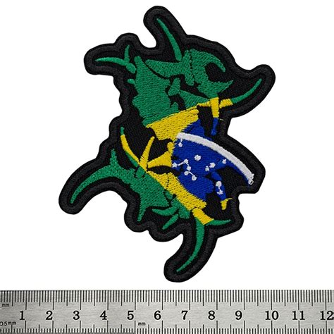 Нашивка Sepultura Brazilian Flag Logo купить мужскиеженские