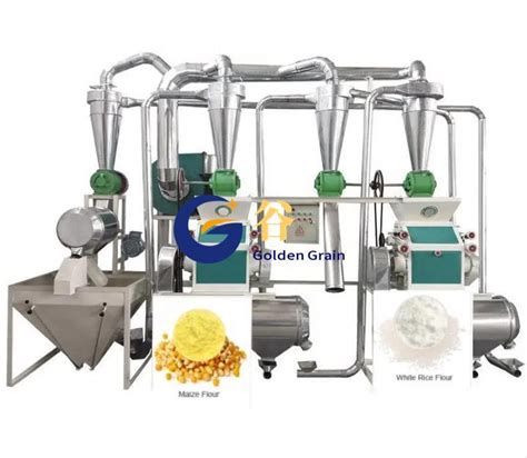 200 Tons Industrial Maize Meal Machine Making Maize Flour Machine Wheat Flour Mill Machine And