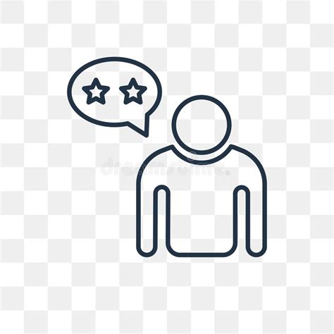Icono Del Vector De La Reacción Aislado En El Fondo Transparente Linear Ilustración del Vector