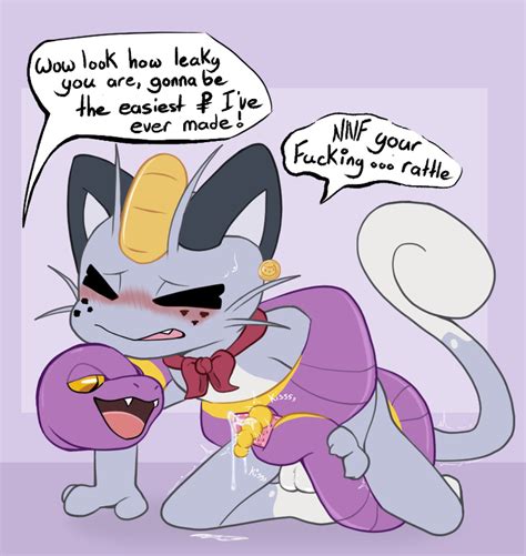 Rule 34 Alolan Form Alolan Meowth Ambiguous Gender Balls Betting Bodily Fluids Bondage Bound