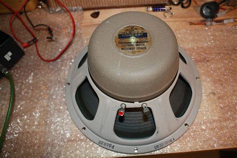 1967 Jensen EM1220 Bass Speaker Bell Cover Sticker Orig Reverb