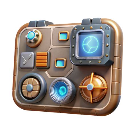 Impressive Minimalist Digital Interface Hud Elements Cutout Element