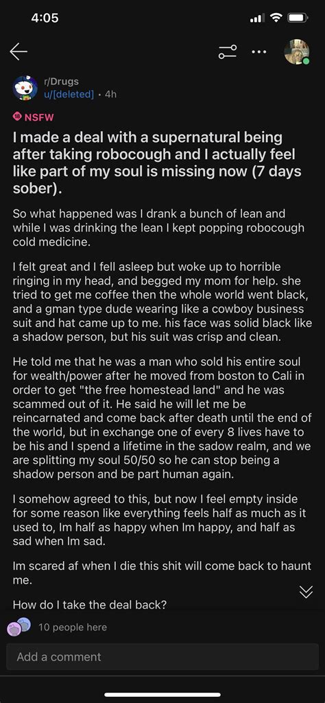 Another Banger Post From The Goat U Deleted R Drugscirclejerk