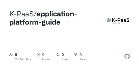 Github K Paasapplication Platform Guide