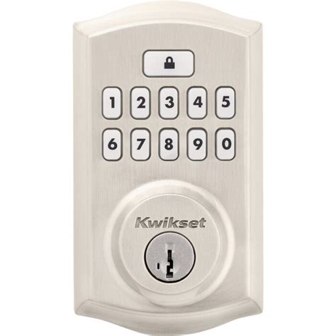 Kwikset Signature Series Traditional Smartcode Satin Nickel Electronic