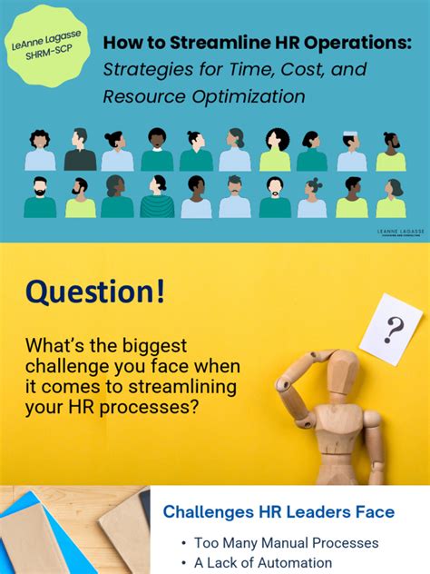 How To Streamline Hr Operations Leanne Lagasse Pdf Analytics