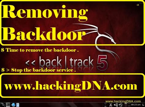 HACKING COMMAND Removing Backdoor On Backtrack