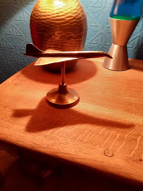 Sold Vintage Brass Model Of Concorde Shakespeare Vintage Facebook