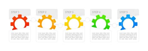It Business Processes Infographic Chart Design Template Presentation Workflow Process Vector