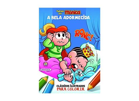 Turma Da Mônica Clássicos Ilustrados Para Colorir A Bela Adormecida