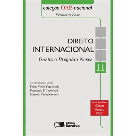 Livro Coleção Oab Nacional Primeira Fase Direito Internacional