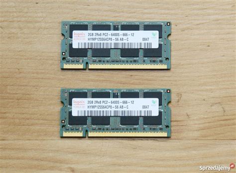 Pamięc RAM do laptopa GB DDR SK Hynix Brzozów Sprzedajemy pl