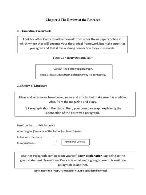 Steps To Write Chapter 2 Of A Research Paper Pdf