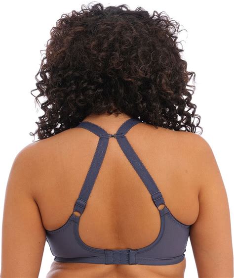 Elomi Charley Underwire Stretch Plunge Bra Storm Curvy Bras