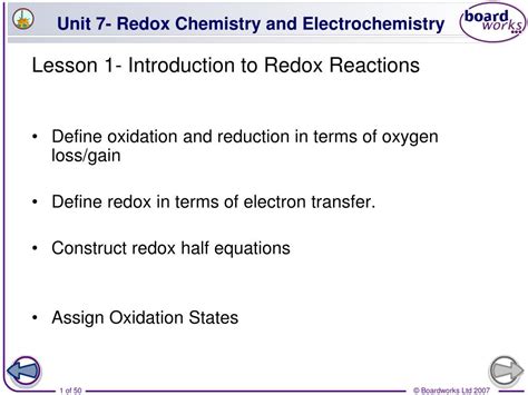 Ppt Lesson Introduction To Redox Reactions Powerpoint Presentation Id