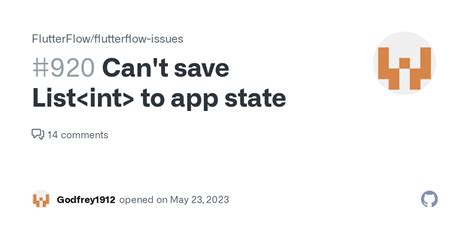 Cant Save List To App State · Issue 920 · Flutterflowflutterflow