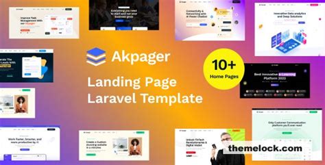 Akpager Multipurpose Landing Page Laravel Template