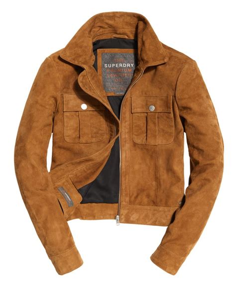 Superdry Suede Billie Bomber Jacket Womens Winter Exclusives 1