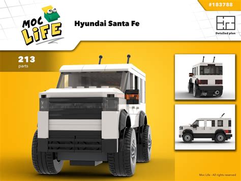 Lego Moc Hyundai Santa Fe By Moclife Rebrickable Build With Lego