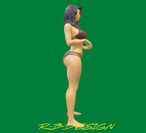 🫦 2x Realistic Erotic Sexy Girl With 2 Different Hairstyles・free 3d