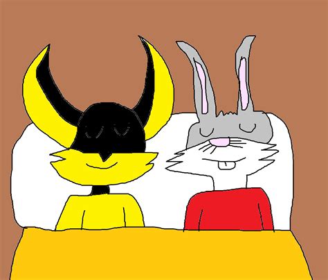 Ace Bunny And Bugs Bunny Sleeping In Bed By Mikejeddynsgamer89 On