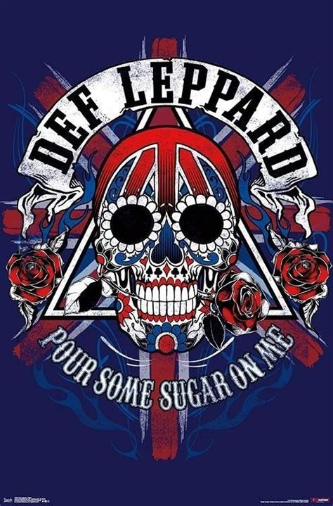 Def Leppard 🤘 Affischvägg Väggkonst