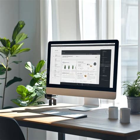 Computer Analytics Dashboard Stock Illustrations Computer
