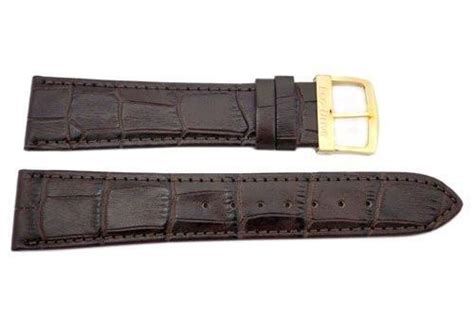 Genuine Citizen Eco Drive Dark Brown Alligator Grain 21mm Leather Watch