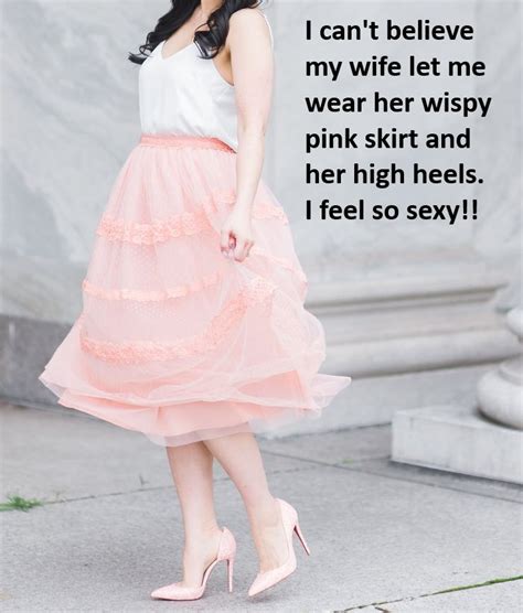 Pin By Satinsilktulleloubs On Dream Skirts Female Transformation How To Wear Pink Skirt