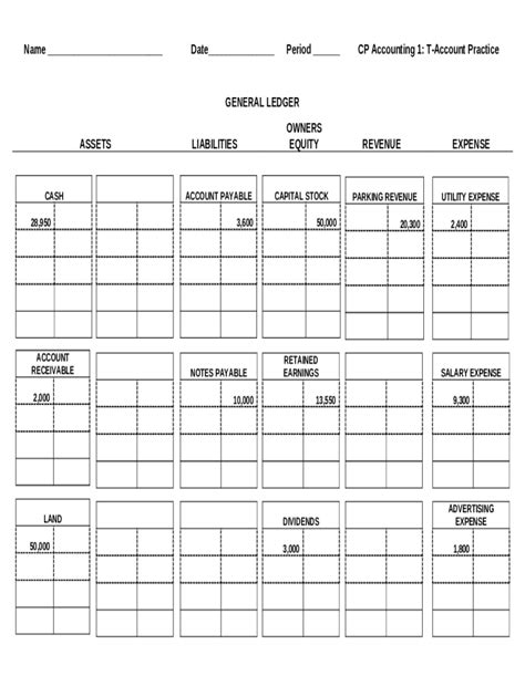 Sample Ledger And Balance Sheet Xls Doc Template PdfFiller