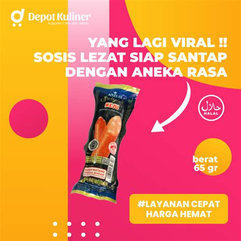 Jual Sosis Kanzler Singles Keju 65 Gr Sapi Dan Ayam Keju Gochujang