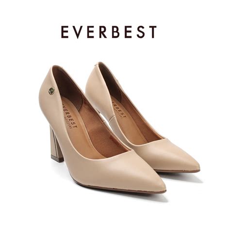 Everbest Ladies Pump Heels Emr2372 Shopee Malaysia